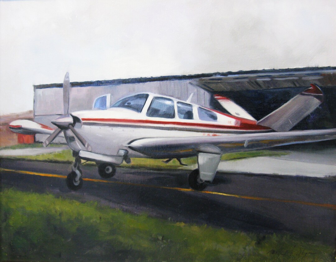 Custom Painting Airplane Painting Airplane Portraits on Canvas From ...