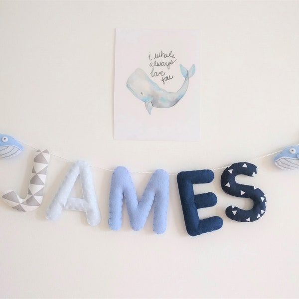 Fabric Name Banner - Etsy