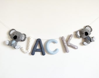 Koala Letters - Etsy
