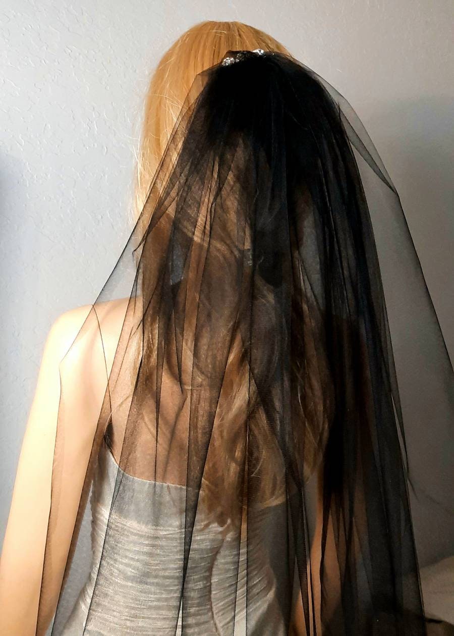 Wedding Veil Rose Gold Veil With Crystal Combcolor Veil for - Etsy