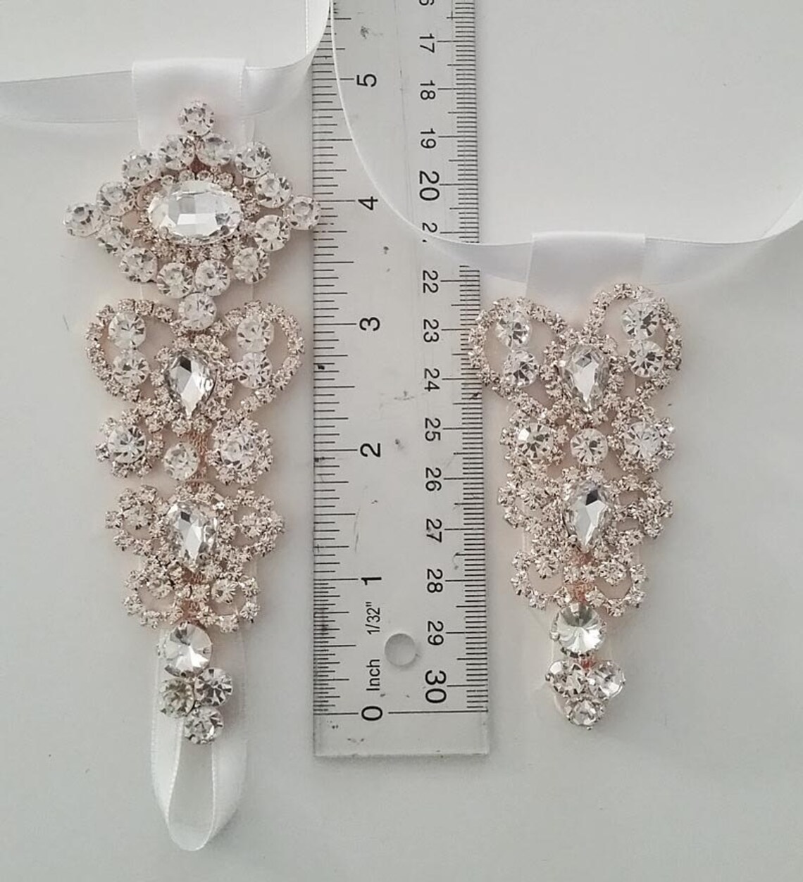 Wedding Barefoot Sandals Rhinestone Foot Jewelryrose GOLD - Etsy