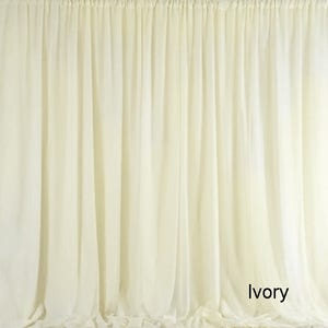 Ivory Sheer Voile Backdrop, 10x10 FT Wedding Ceremony Decoration - Etsy