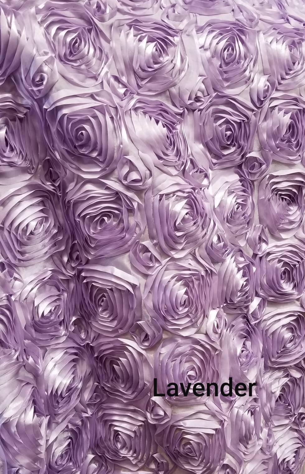 3D Floral Satin Rosette Backdrop,multi Color,dusty Pink Flower Photo ...