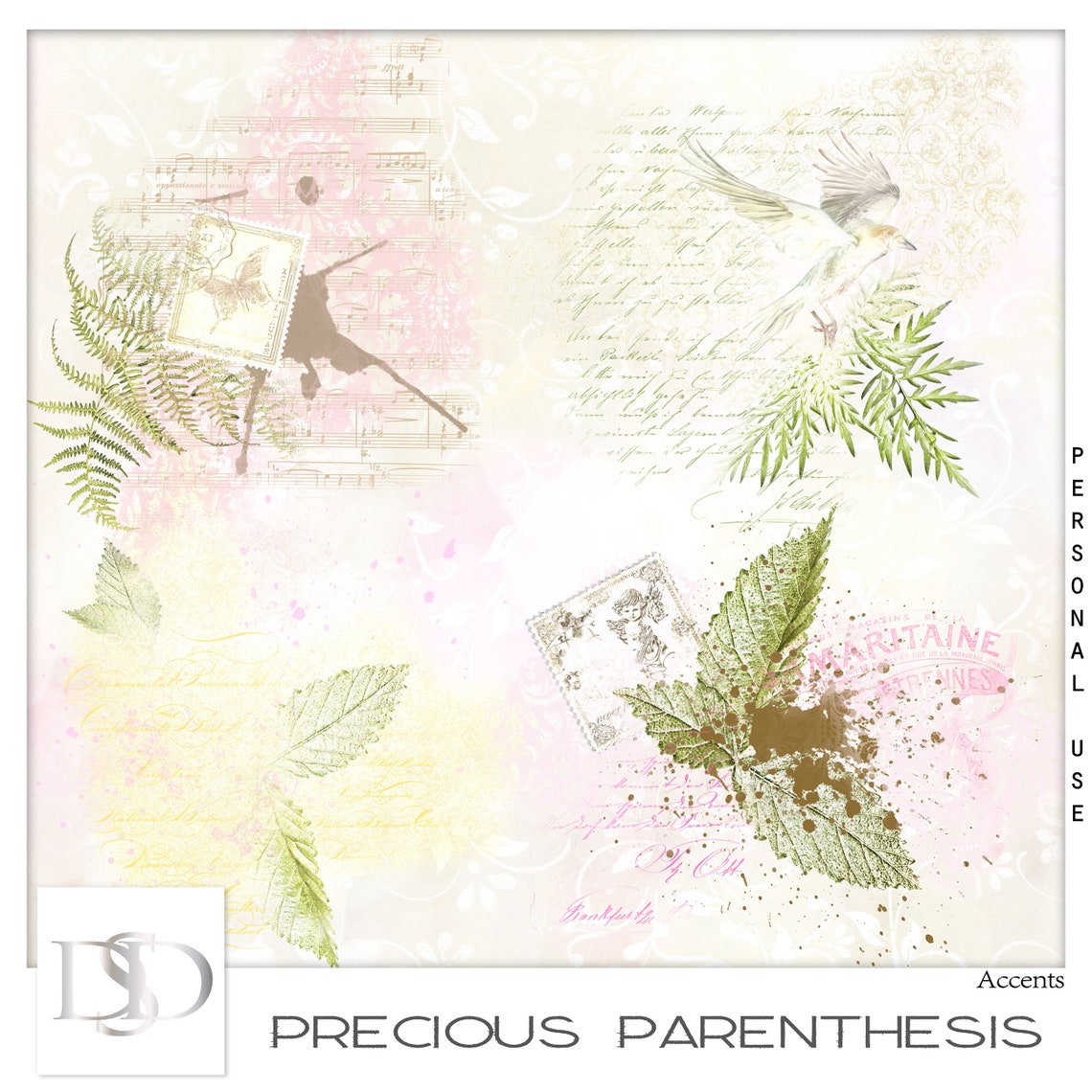 Precious Parenthesis - Digital Scrapbooking Collection - Winter ...