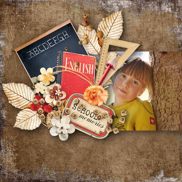 Back to School Digital Scrapbooking Kit School Scrapbook Imprimable - Etsy