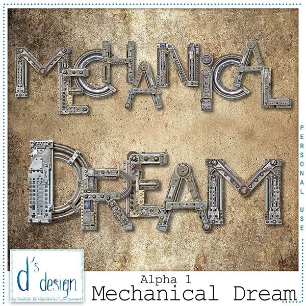 Mechanical Dream Collection - Digital Scrapbooking - Steampunk ...