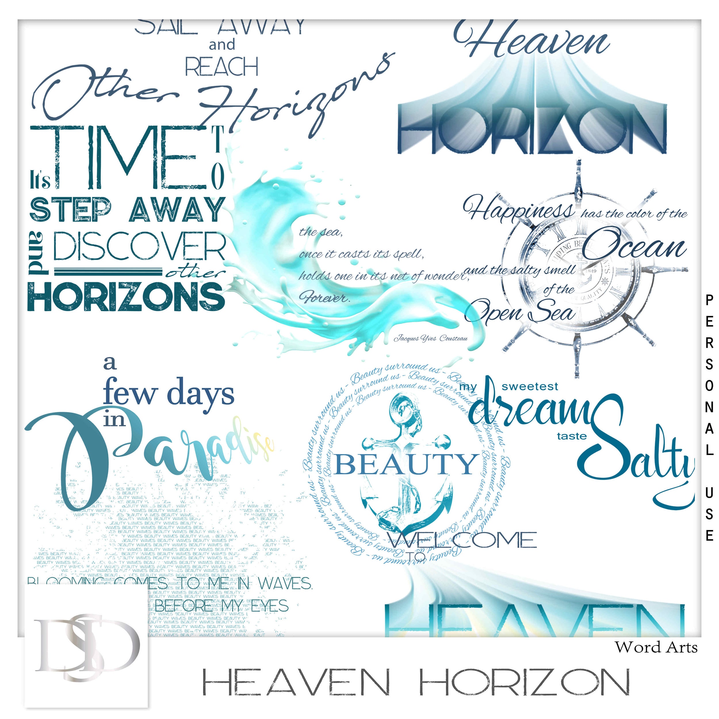Heaven Horizon - Digital Scrapbooking Collection - Scrapbook ...