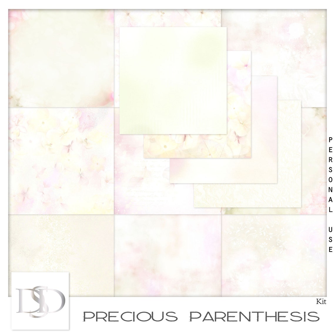 Precious Parenthesis - Digital Scrapbooking Collection - Winter ...