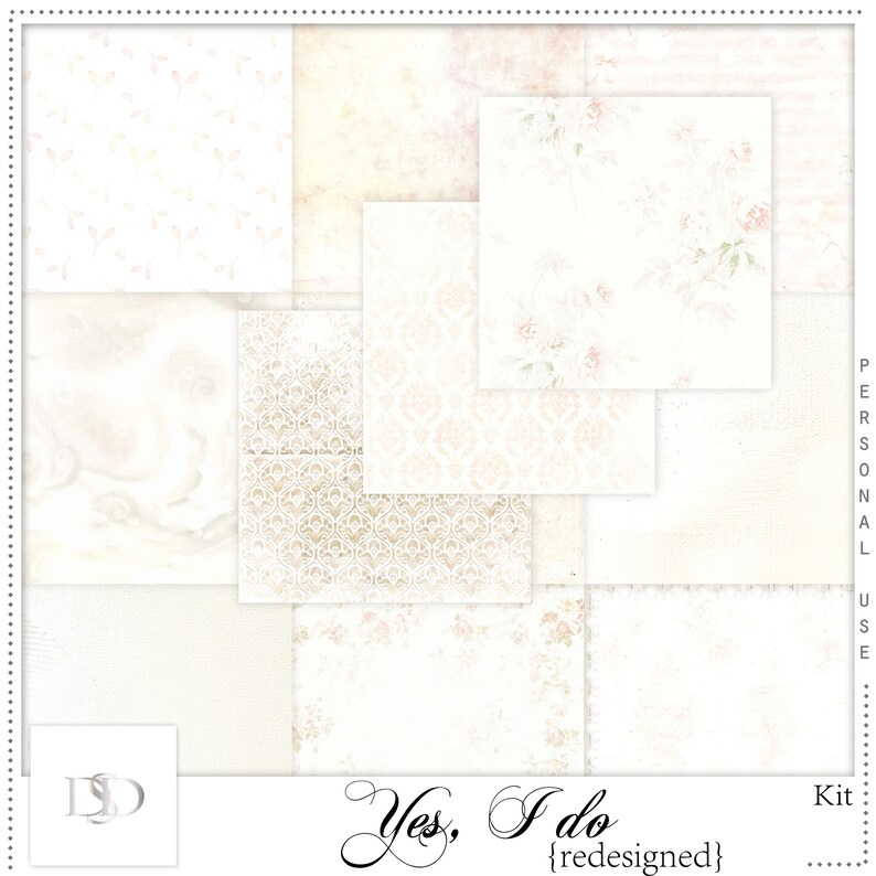 Yes I Do redesigned Digital Scrapbooking Collection Scrapbook ...