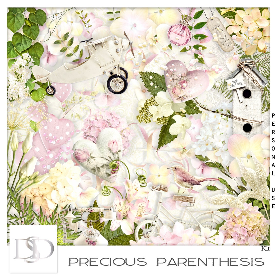 Precious Parenthesis - Digital Scrapbooking Mega-kit - Winter ...