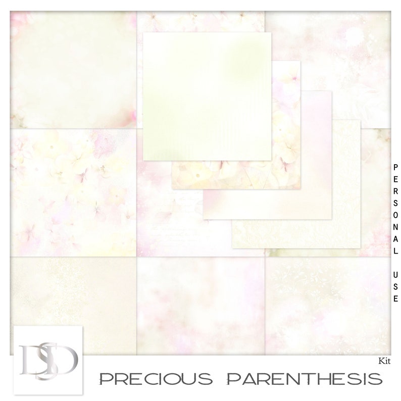 Precious Parenthesis Digital Scrapbooking Mega-kit Winter Scrapbook ...