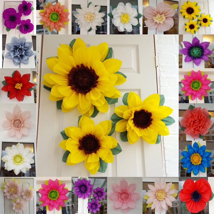 Diy Sunflowers Tissue
