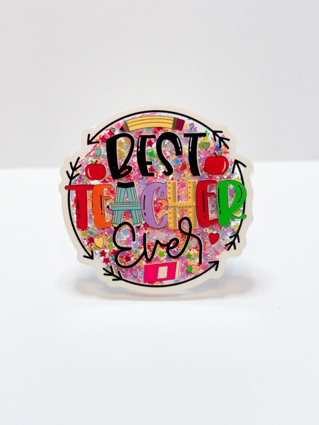 Best Teacher Ever Pop Socket - Etsy