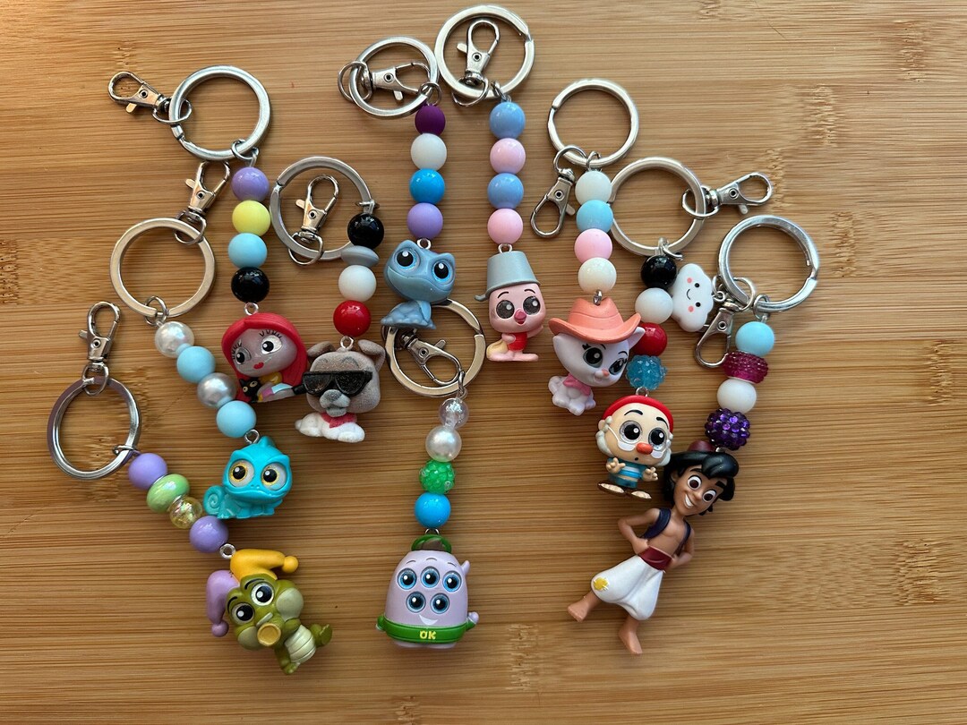 Fun Character Keychains - Etsy