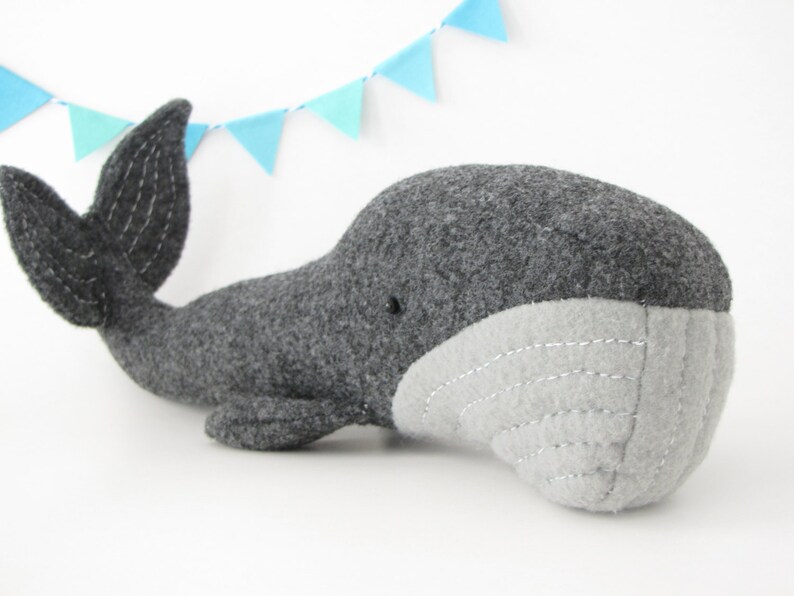 Finn the Whale Sewing Pattern - Instant Download PDF, DIY Craft Project ...