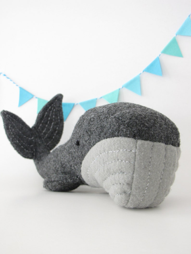 Finn the Whale Sewing Pattern - Instant Download PDF, DIY Craft Project ...