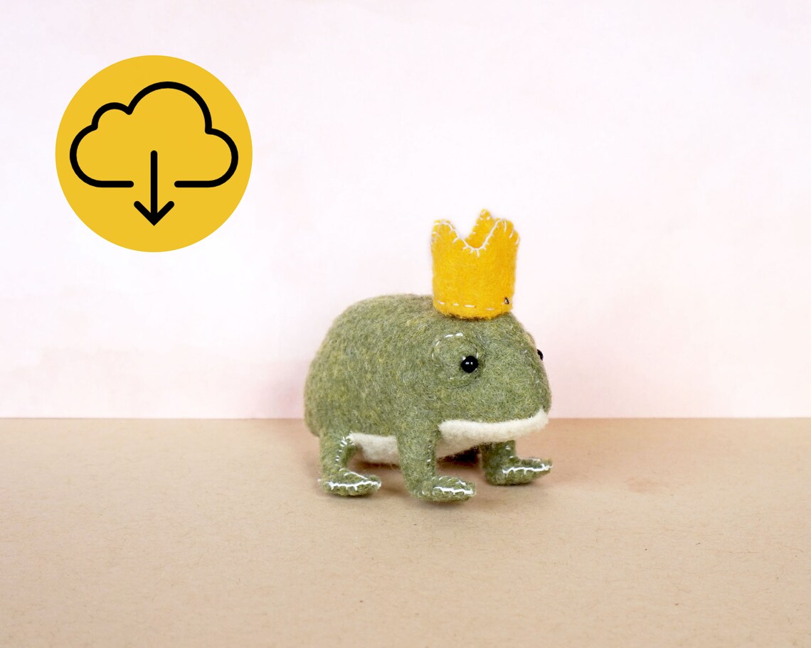 Edward the Frog Prince PDF Sewing Pattern Diy Princess | Etsy