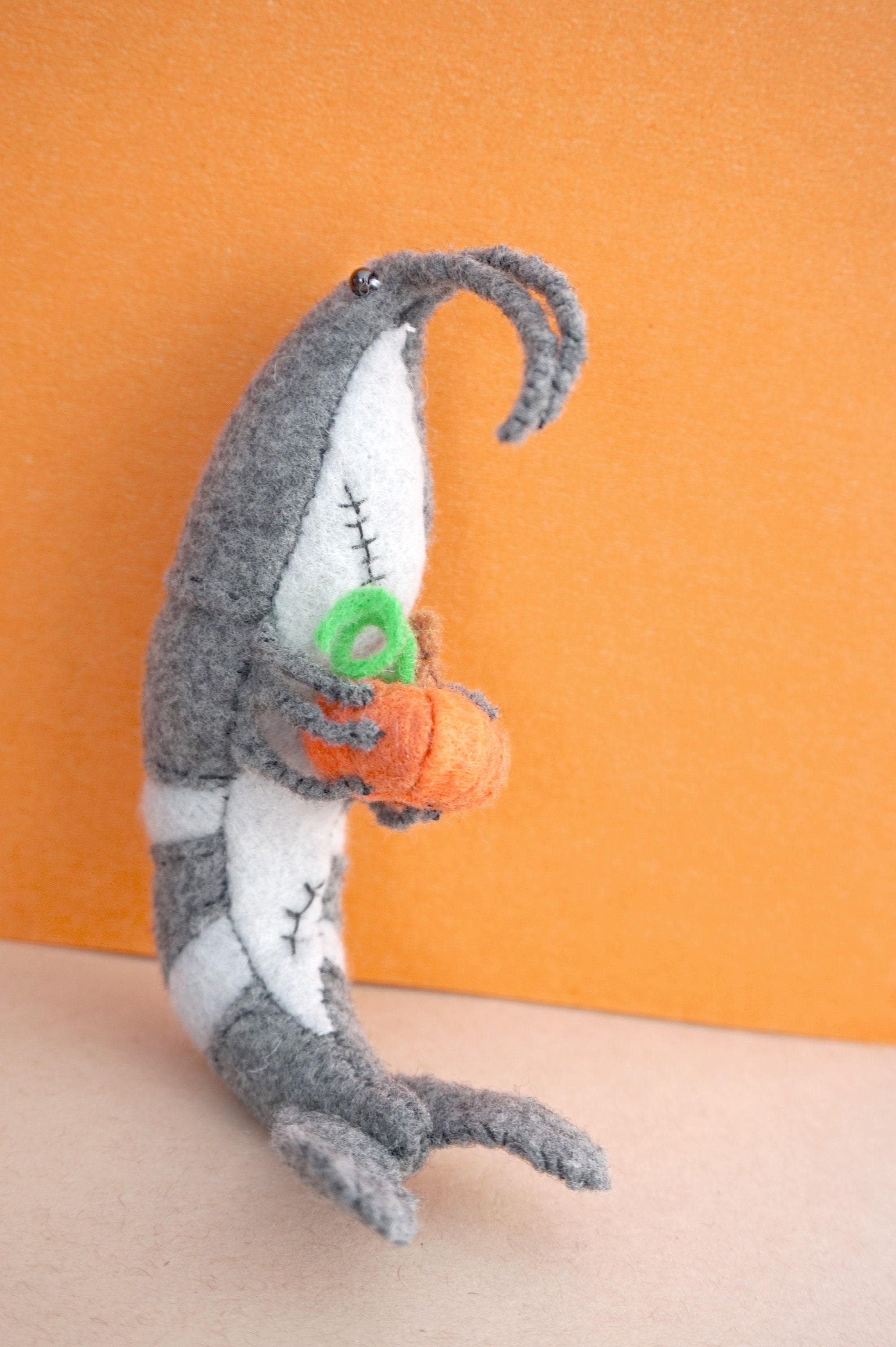 Louie the Shrimp PDF Pattern Downloadable Shrimp Hand Sewing | Etsy
