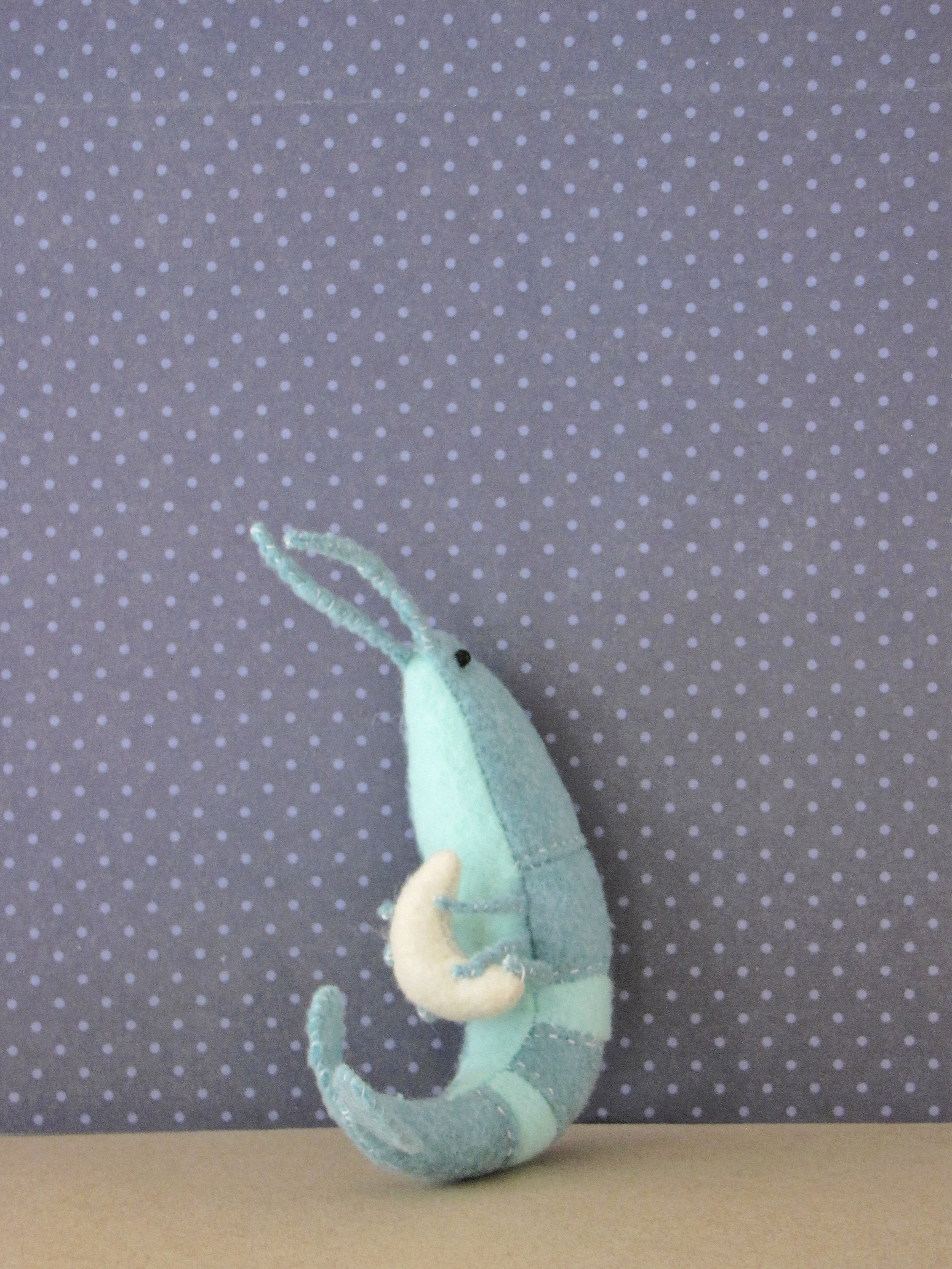 Louie the Shrimp PDF Pattern Downloadable Shrimp Hand Sewing | Etsy