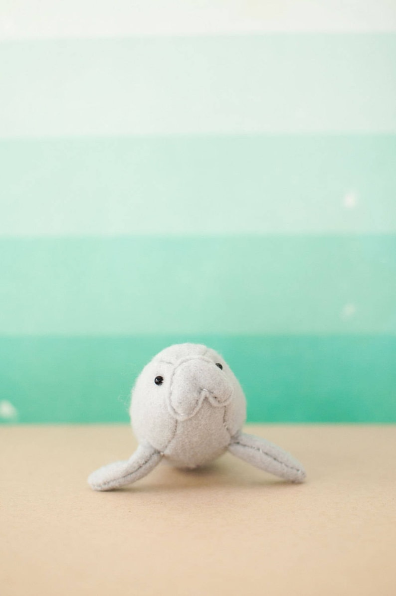 Delilah the Manatee Sewing Pattern DIY Stuffed Animal - Etsy UK