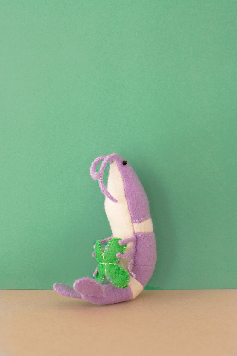 Louie the Shrimp PDF Pattern Downloadable Shrimp Hand Sewing | Etsy