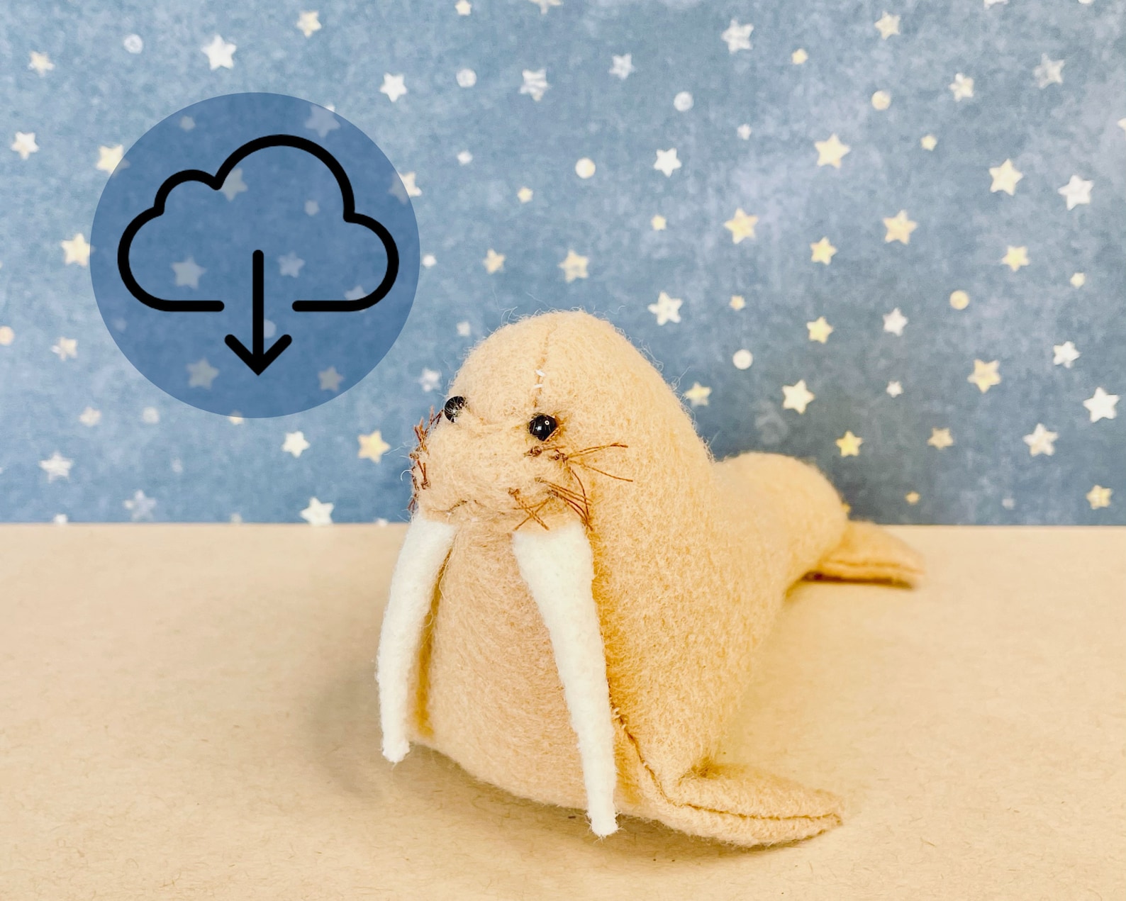 William Walrus PDF Sewing Pattern Diy Walrus Softie Arctic | Etsy
