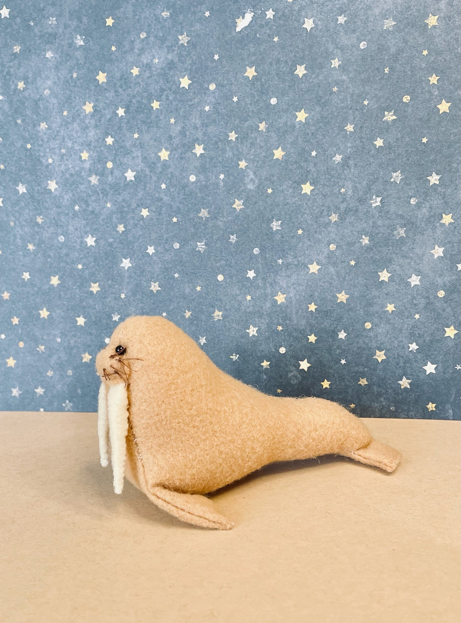 William Walrus PDF Sewing Pattern - Diy Walrus Softie, Arctic Plushie ...