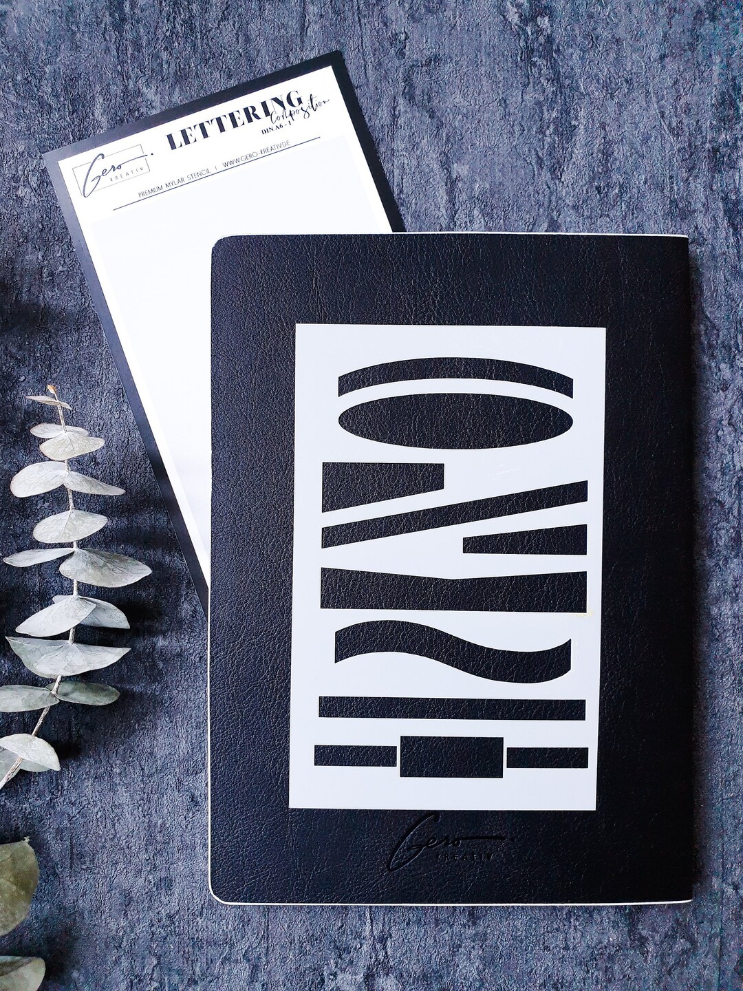 Stencil _ Stencil _ Lettering Composition A6-1 _ 021 - Etsy