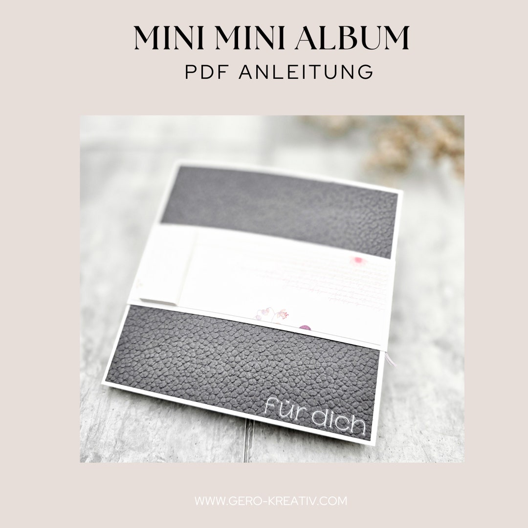 Mini - Mini -album 1.0 : 6 Effect Pages! Including Cover _ Step-by-step ...