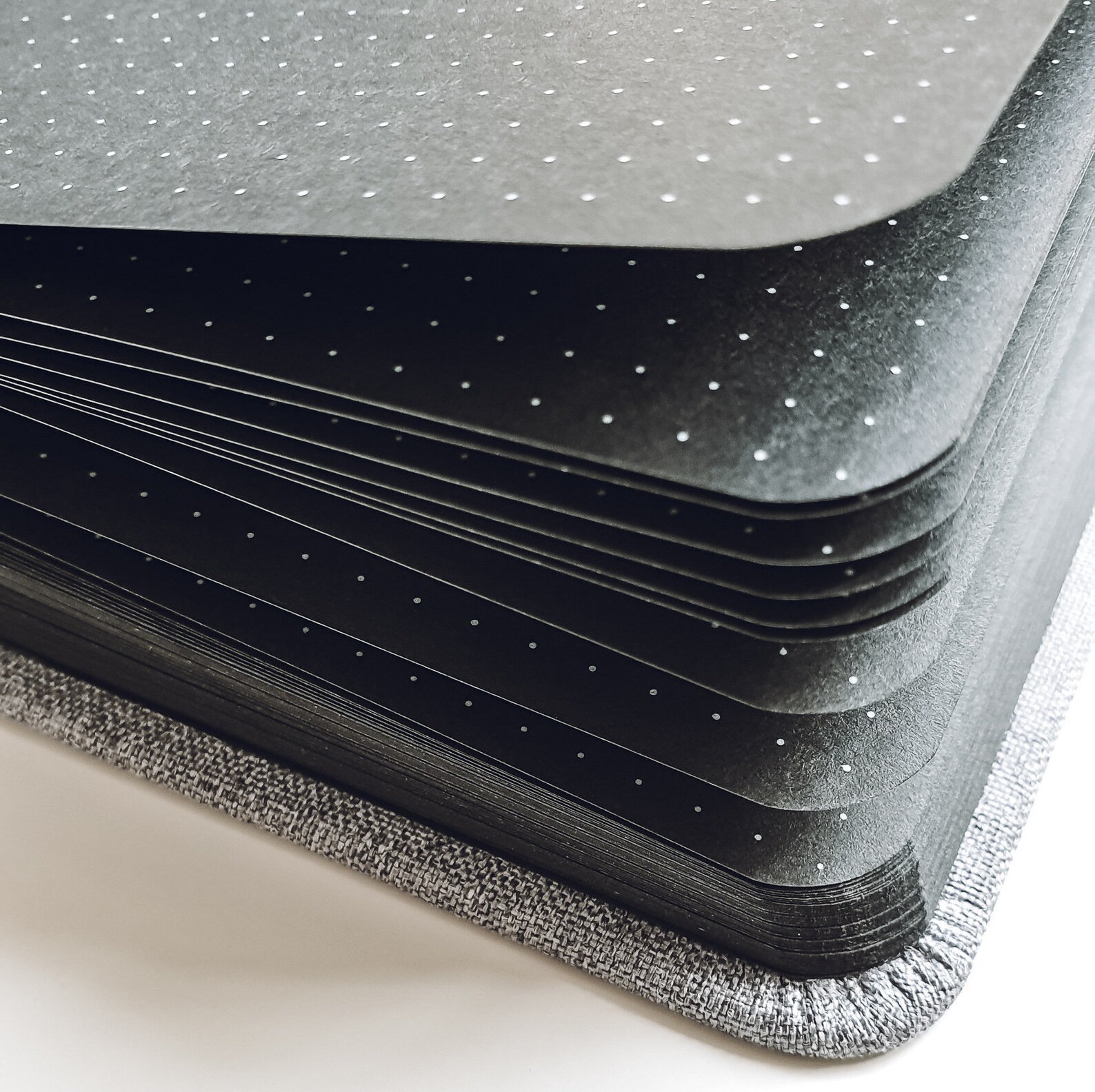 Black Paper Journal Book / Notebook A5 _ Dotted Grid _ | Etsy