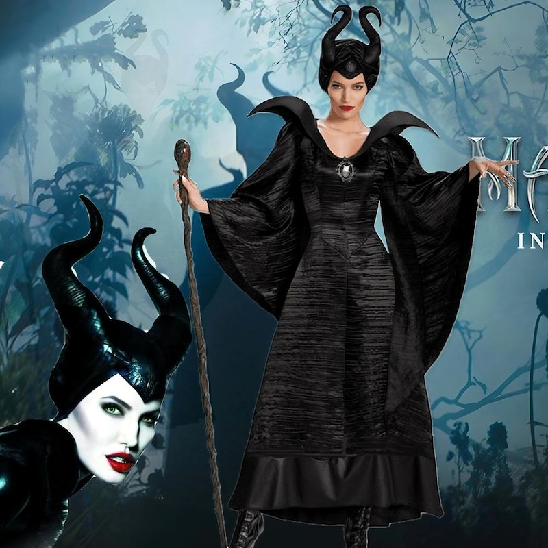 Maleficent Costume - Etsy UK