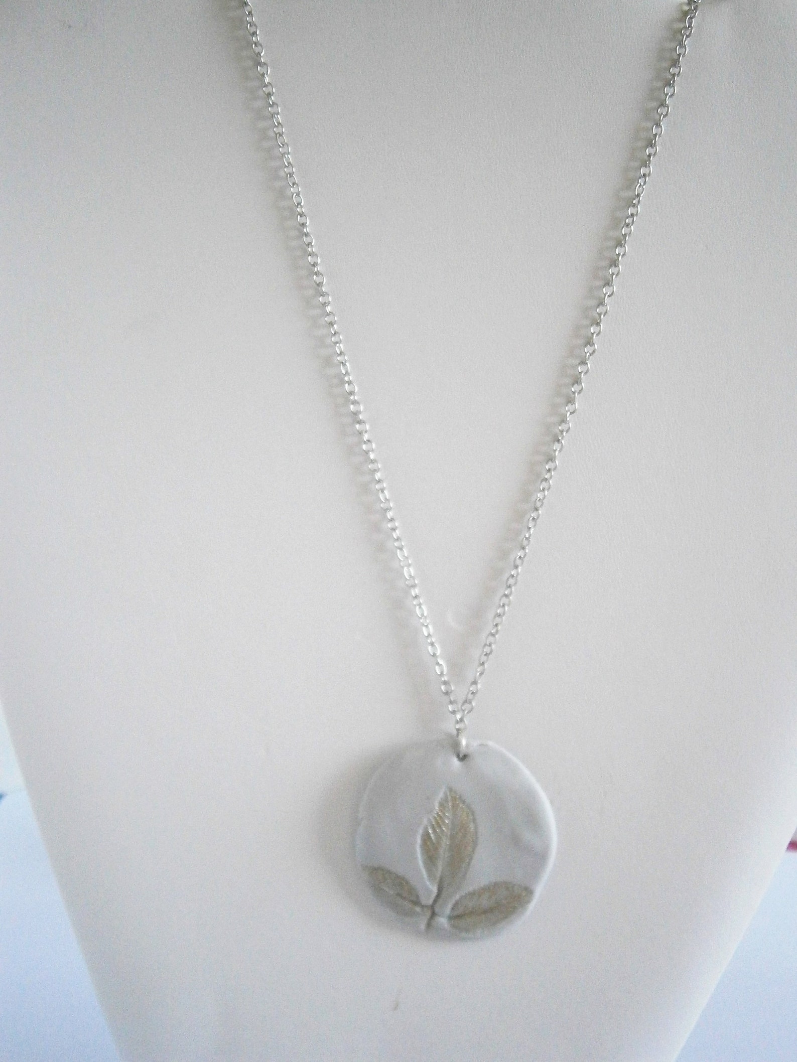 Leaf Necklace - Hand Pressed - Nature Lover Jewelry - Botanical ...
