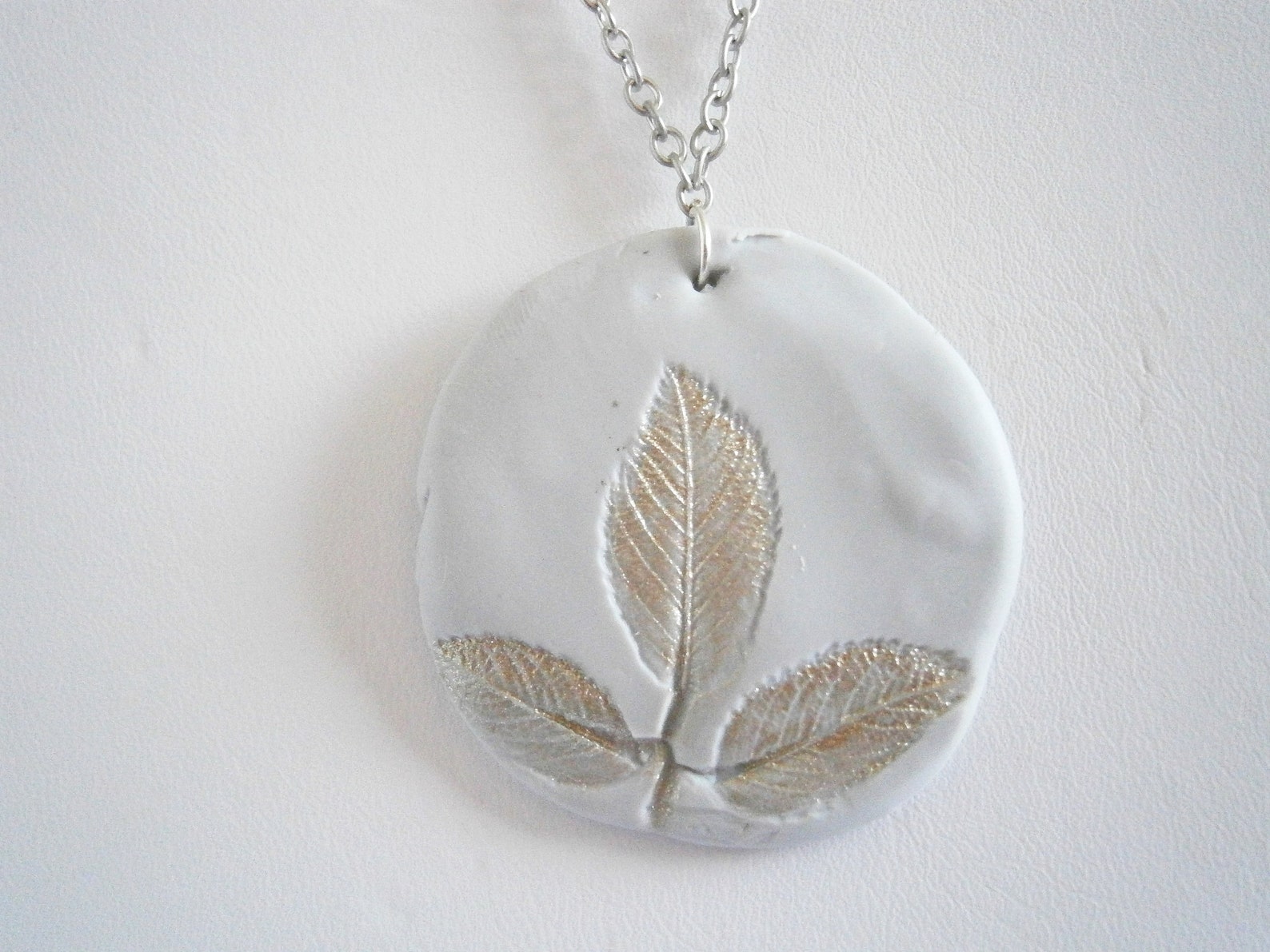 Leaf Necklace - Hand Pressed - Nature Lover Jewelry - Botanical ...