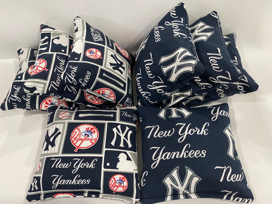 NEW YORK YANKEES 8 Cornhole Bags Bean Toss 4 of Each Print 2 Sides - Etsy