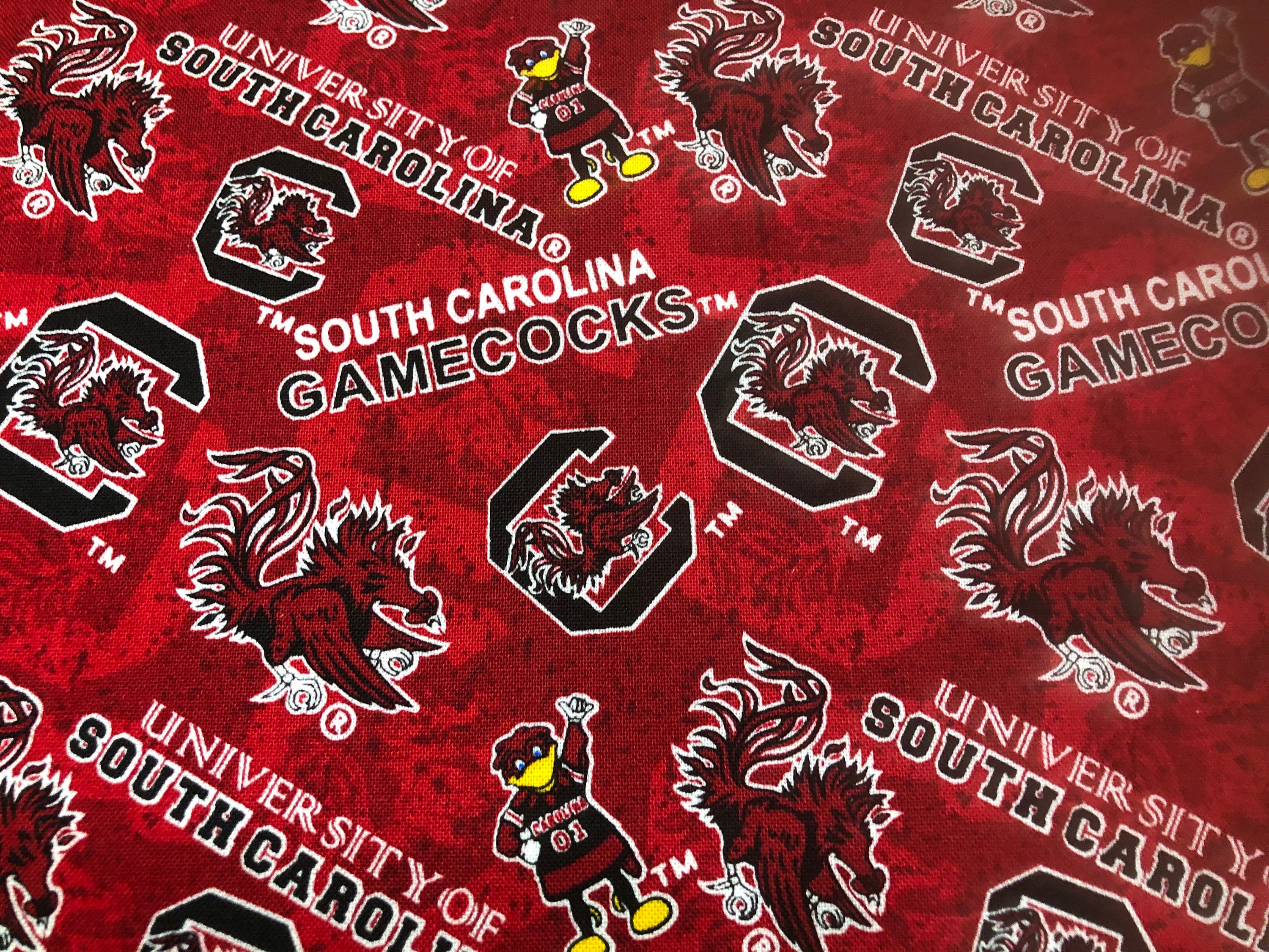 SOUTH CAROLINA GAMECOCKS ncaa 45 Cotton Fabric Sykel - Etsy.de