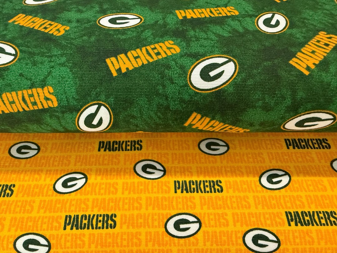 Green Bay Packers Limited Edition NFL Duck Canvas Cotton Print by the ...