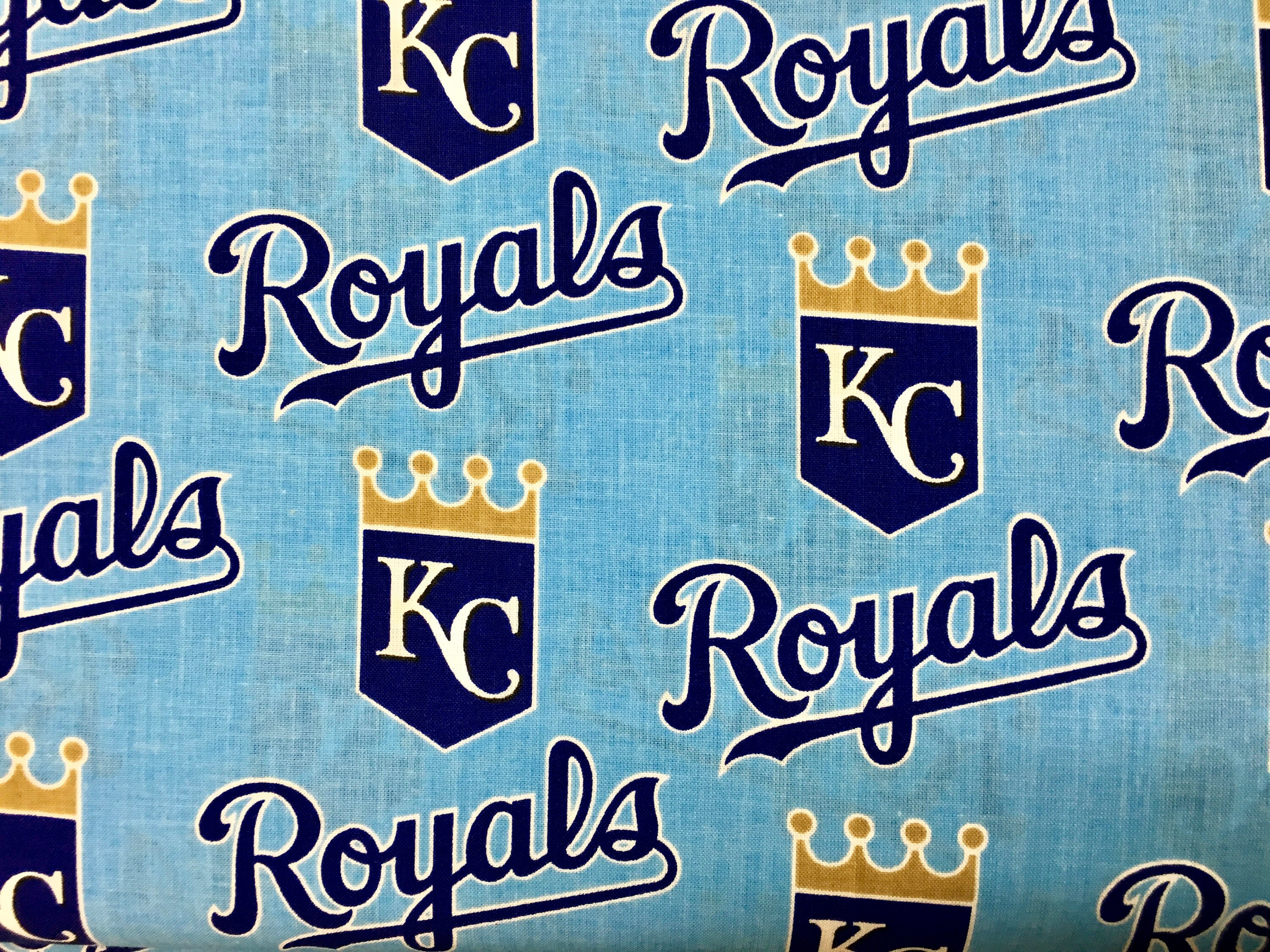KANSAS CITY Royals 60 Wide Cotton Fabric By The Yard By | Etsy