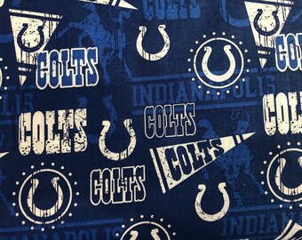 Indianapolis Colts Fabric | Etsy