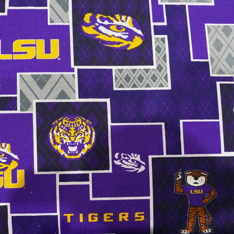 Lsu Fabric - Etsy