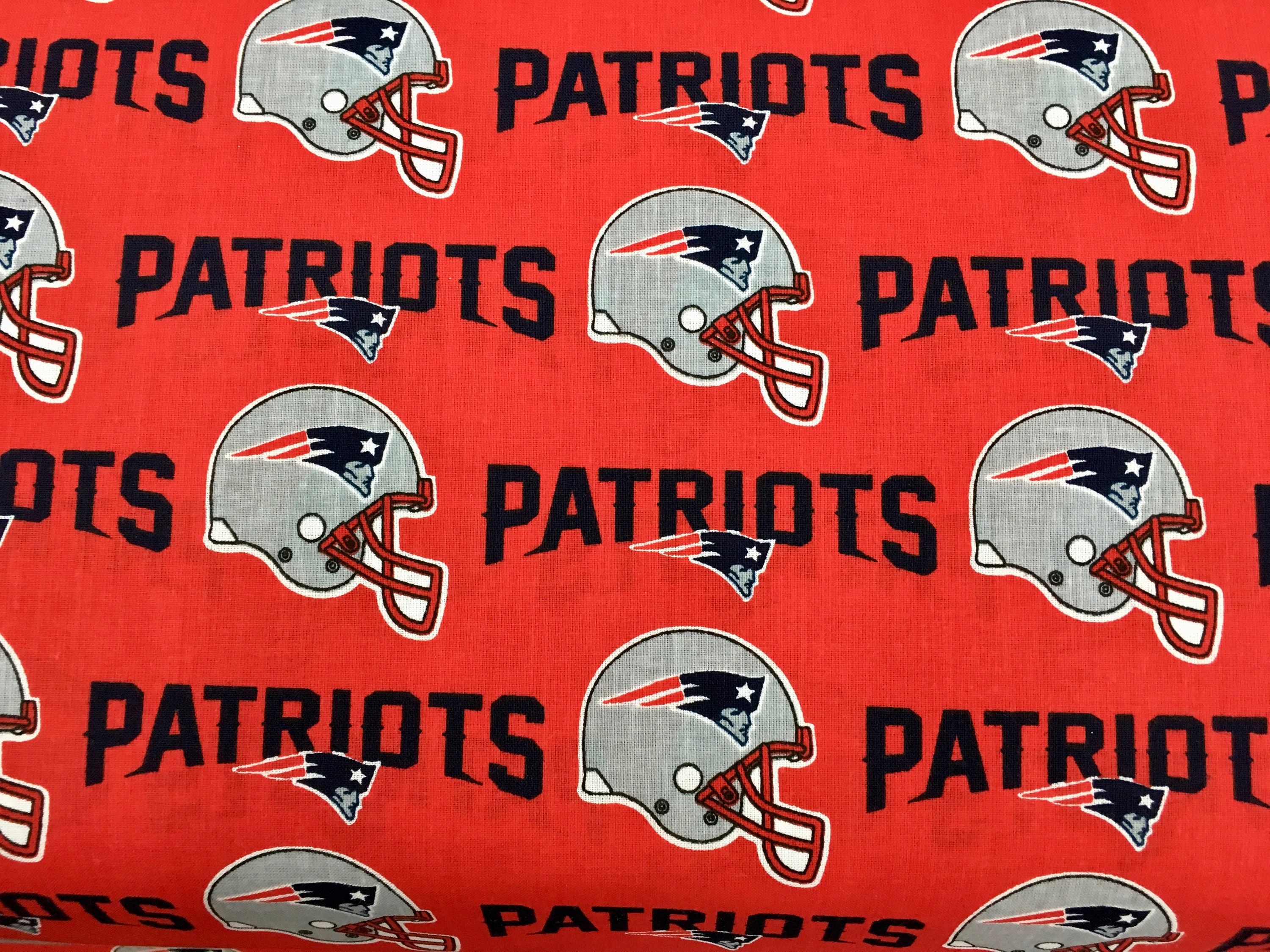 New England Patriots Cotton Fabric - 60" Wide - NFL Football - Etsy