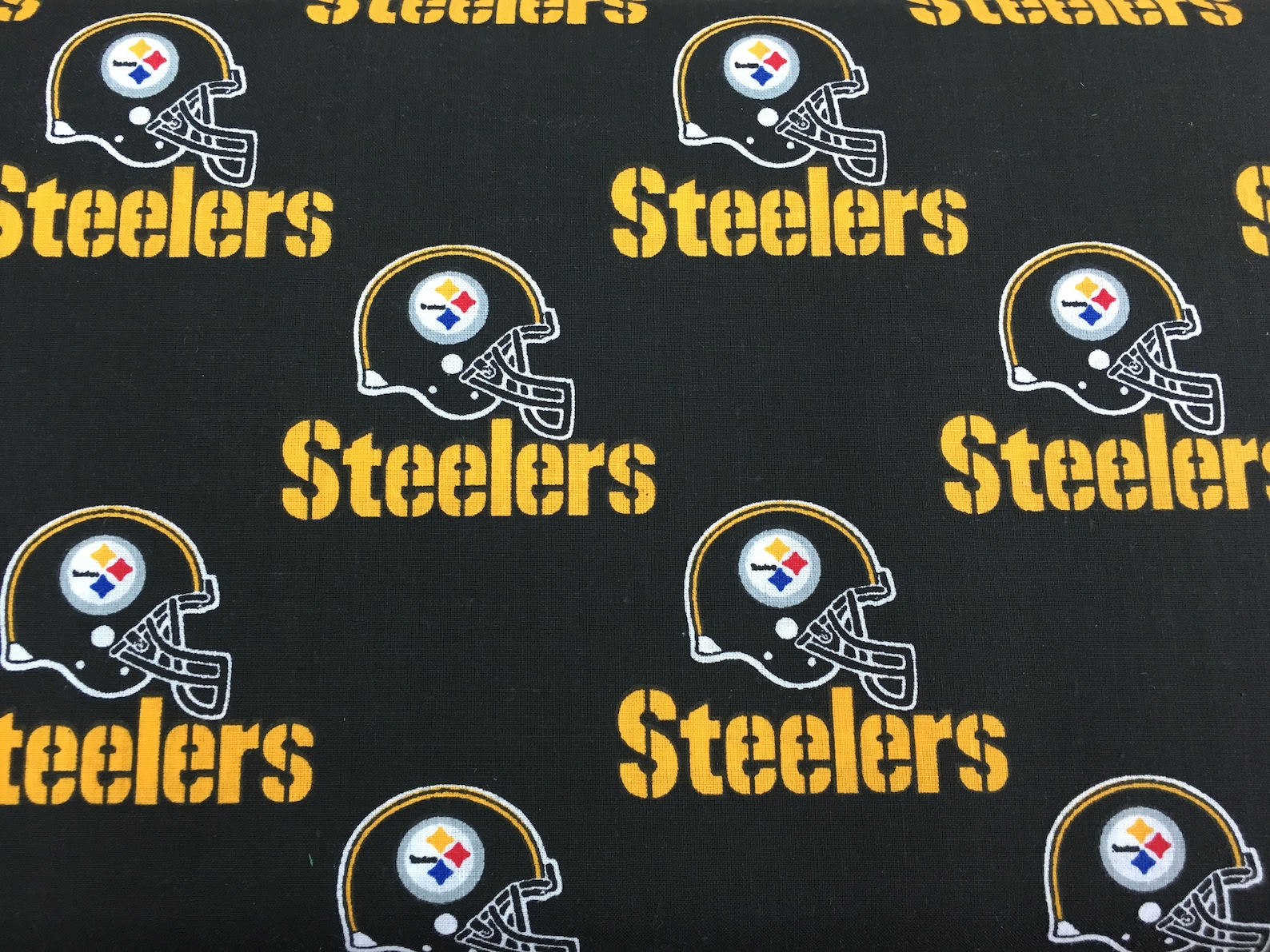 PITTSBURGH STEELERS 60" Wide Cotton Fabric by the Yard by the 1/2 Yard ...
