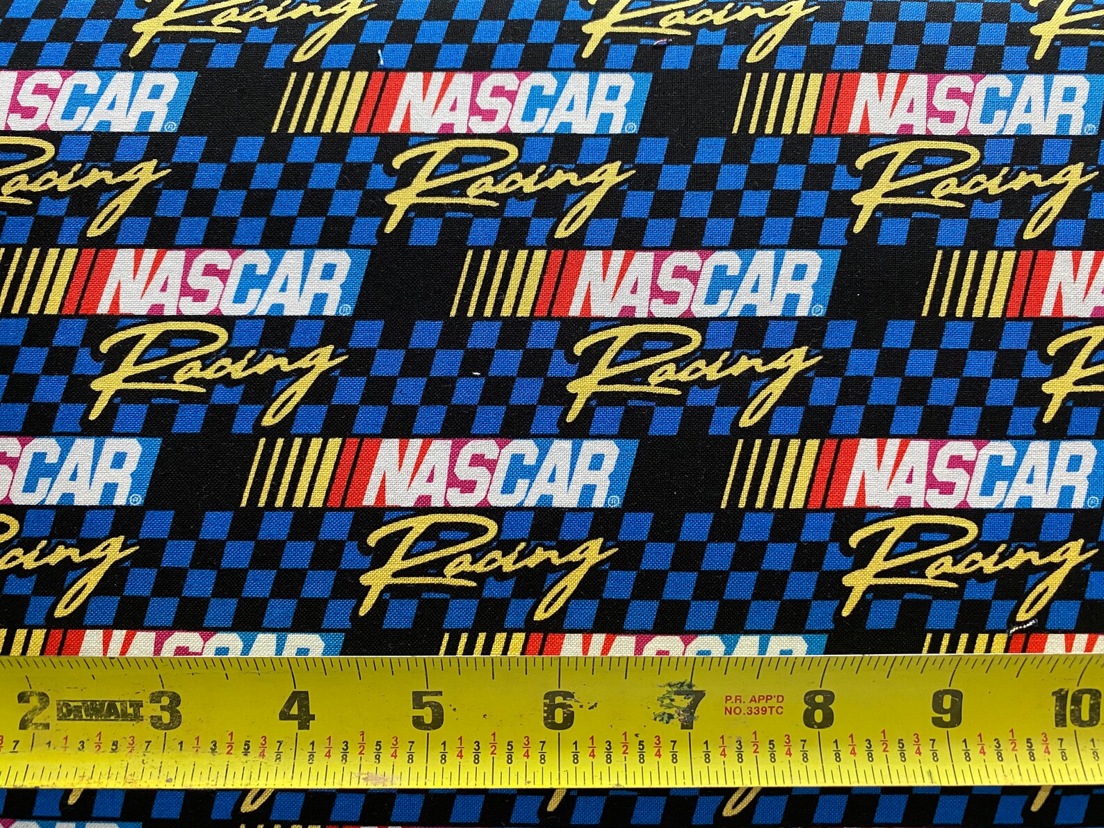 NASCAR Racing 45 Wide Cotton Fabric by the Yard by the | Etsy