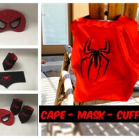 Spiderman Cape - Etsy