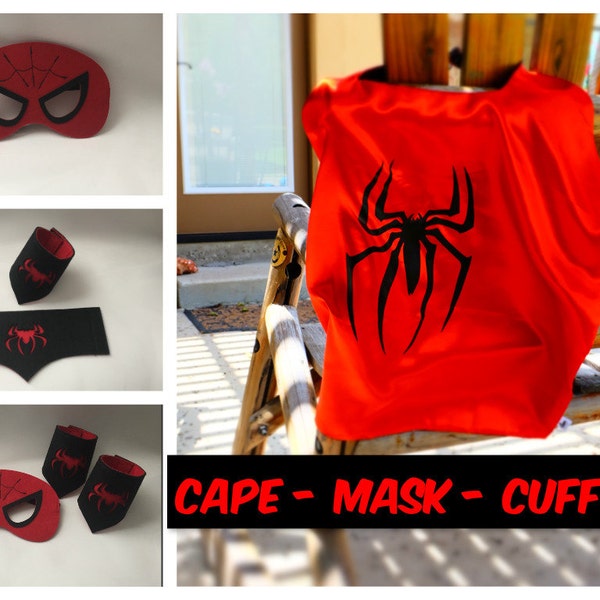 Spiderman Cape - Etsy