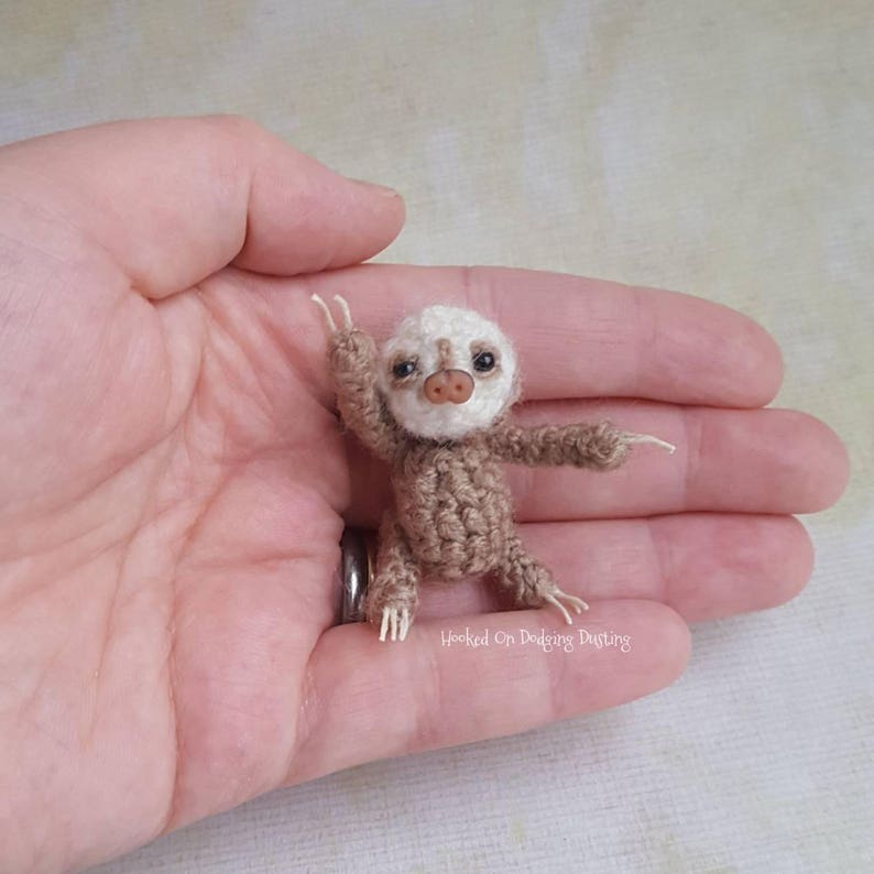 Miniature Sloth Baby Sloth Sloth Sloth Lover Two Toed - Etsy UK