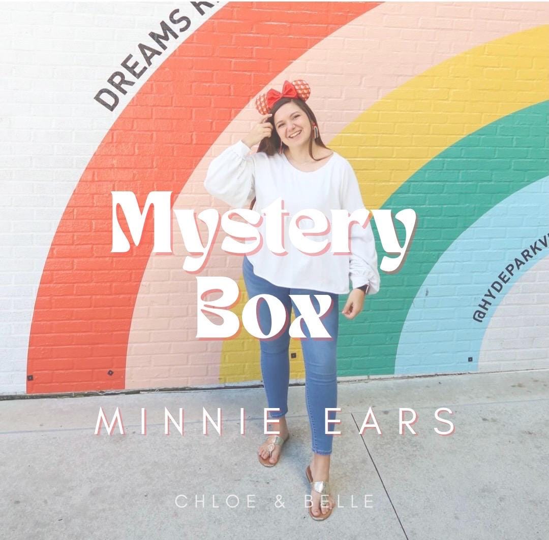 Mystery Minnie Ears - Characters, Parks and More! - PREORDER! - Etsy