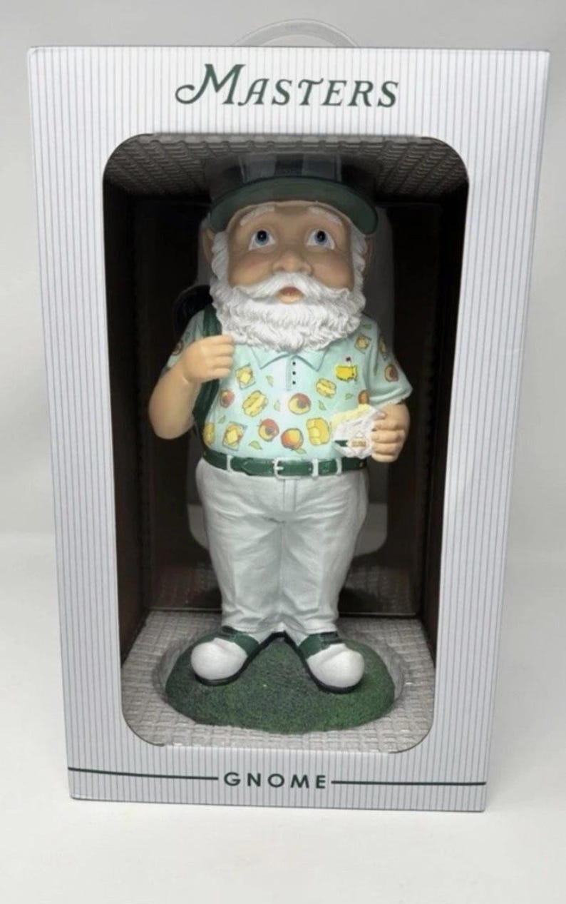 2025 Masters Golf FULL SIZE Garden Gnome Augusta National Golf Club NEW ...
