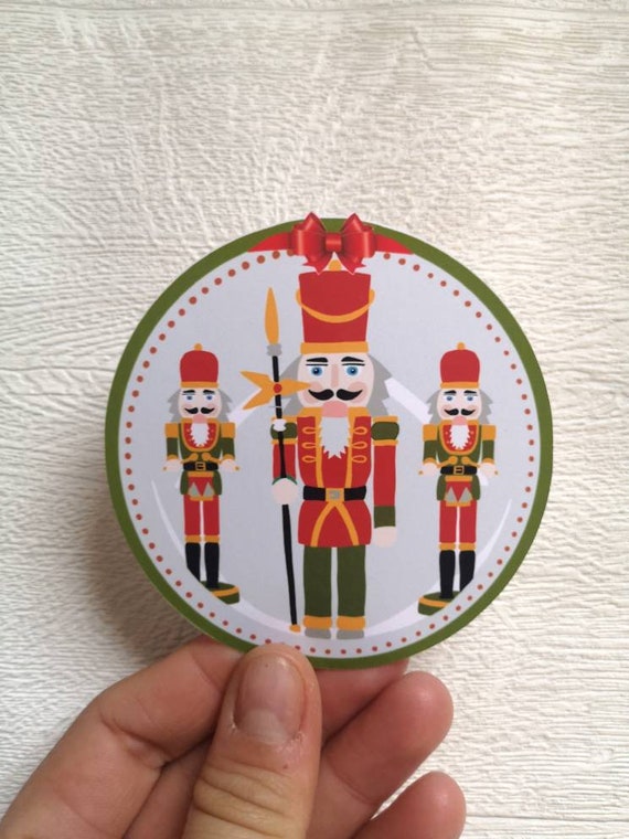 Stickers, Labels & Tags Stickers Paper Christmas Sticker The Nutcracker ...