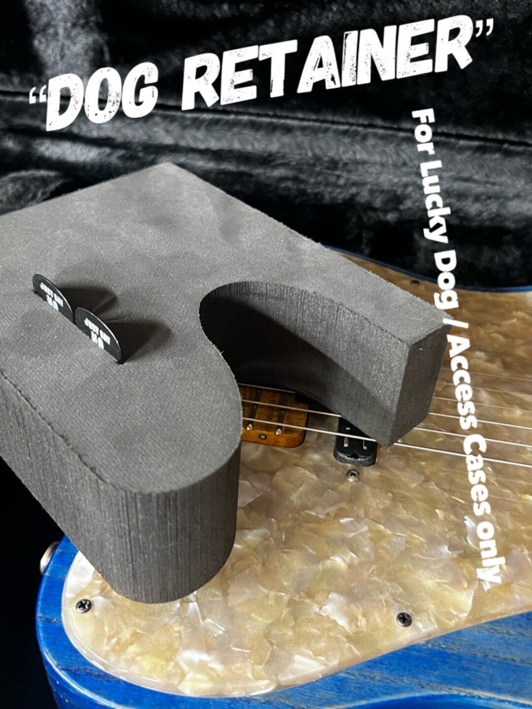 Lucky Dog “dog Retainer” Case Accessory and Pick Holder. (fits Lucky ...