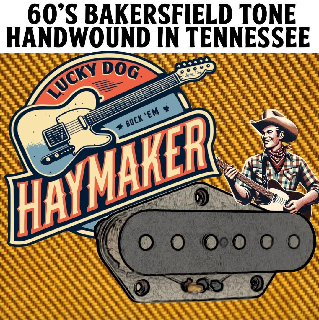 New Lucky Dog "haymaker" Vintage Bakersfield Tone Tele / Telecaster ...